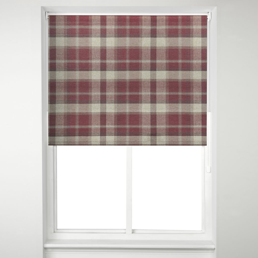 Checks Woven Roller Blind - A International